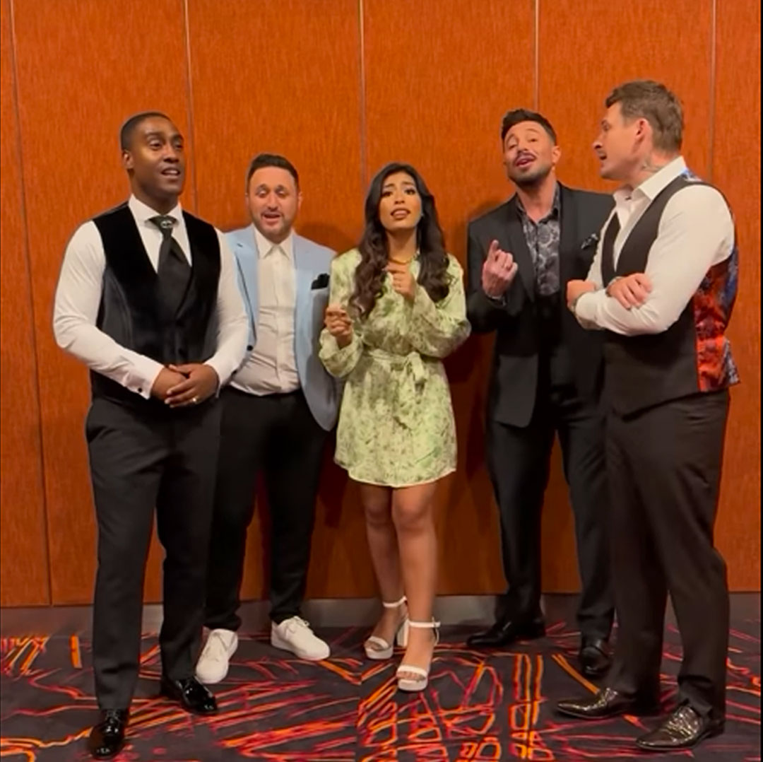 'One Love' impromptu performance of Yazmin Aziz with the British boy ...